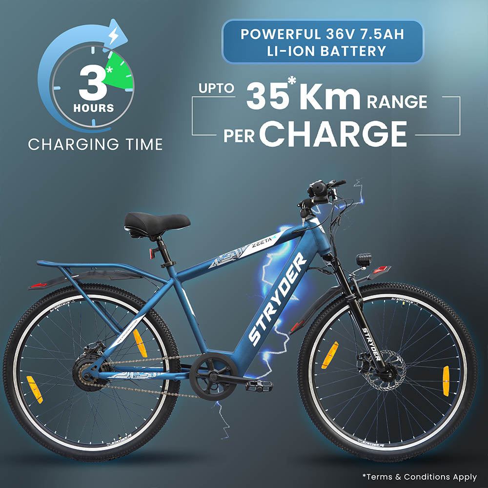 Electric MTB | TATA Stryder 27.5 Zeeta Max| Stryder Bikes