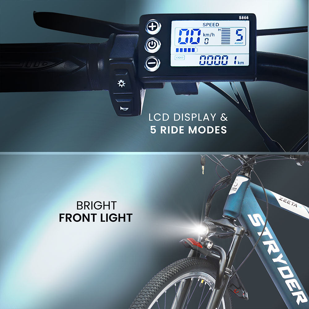 Electric MTB | TATA Stryder 27.5 Zeeta Max| Stryder Bikes